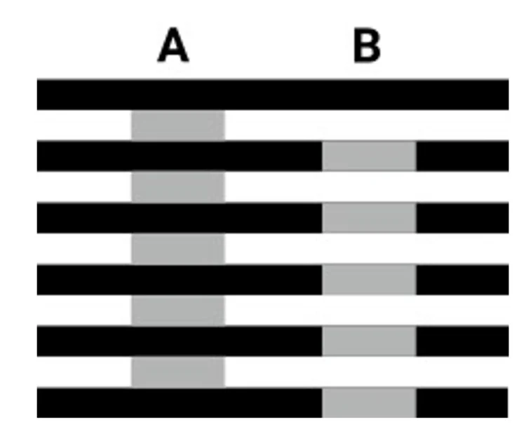 Munker-White illusion — Colour Literacy Project