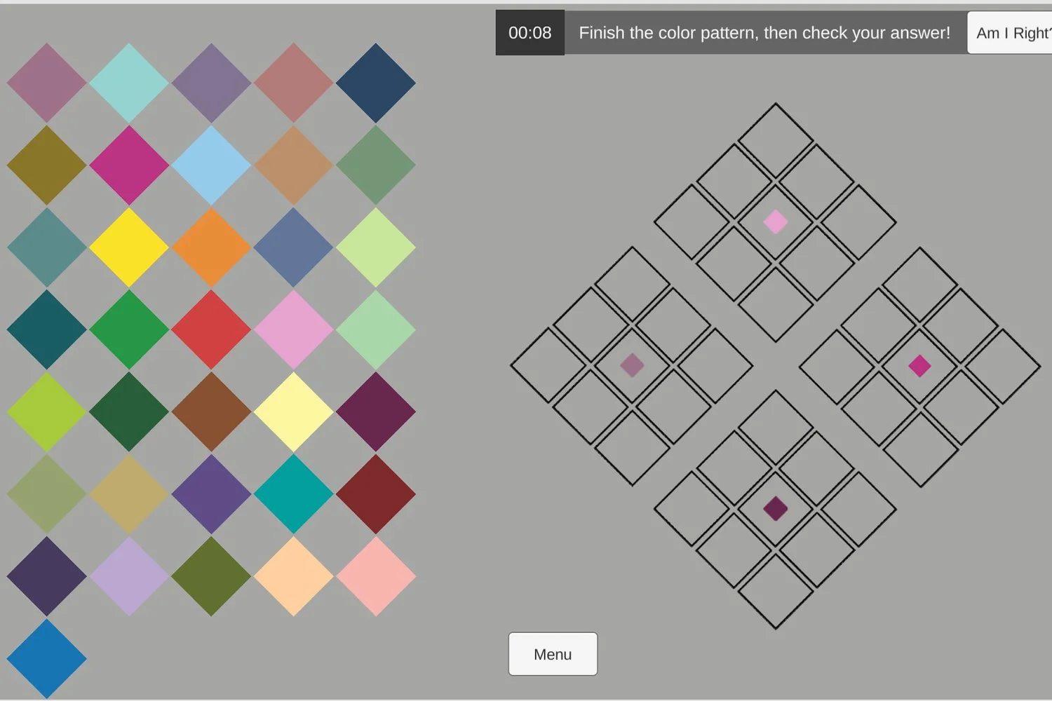 Arranging characters — Colour Literacy Project
