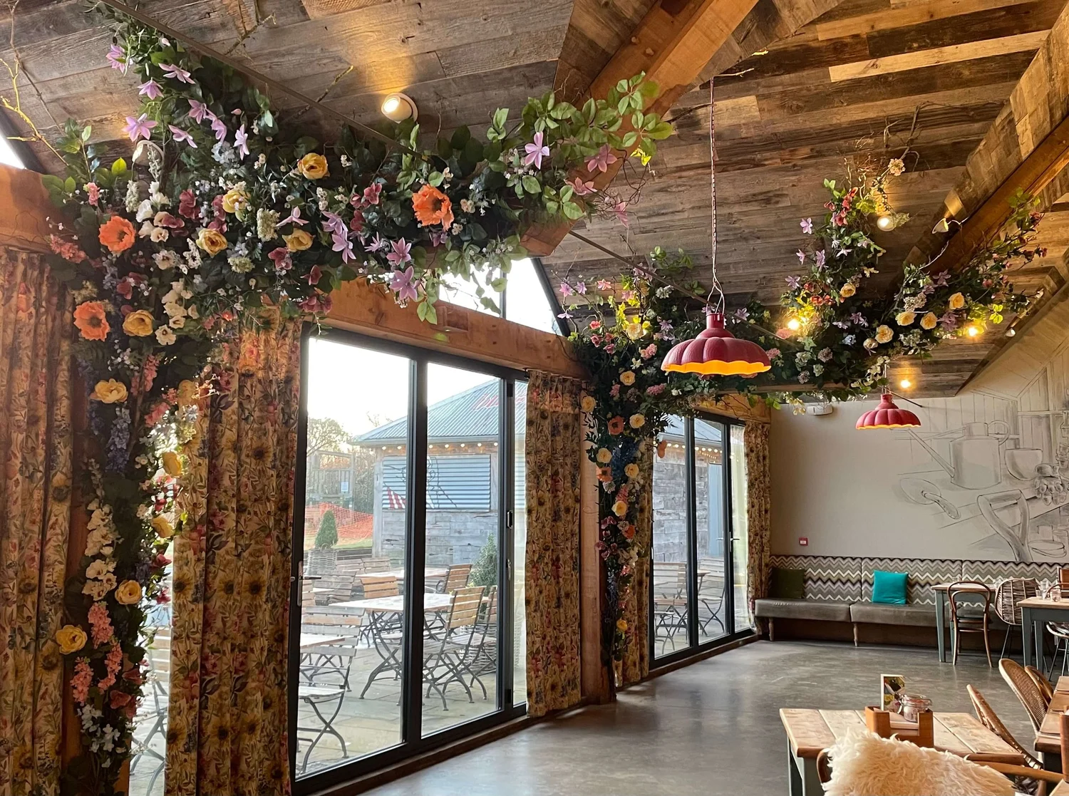 Spring Display for The Potting Shed in Kent with artificial spring ...