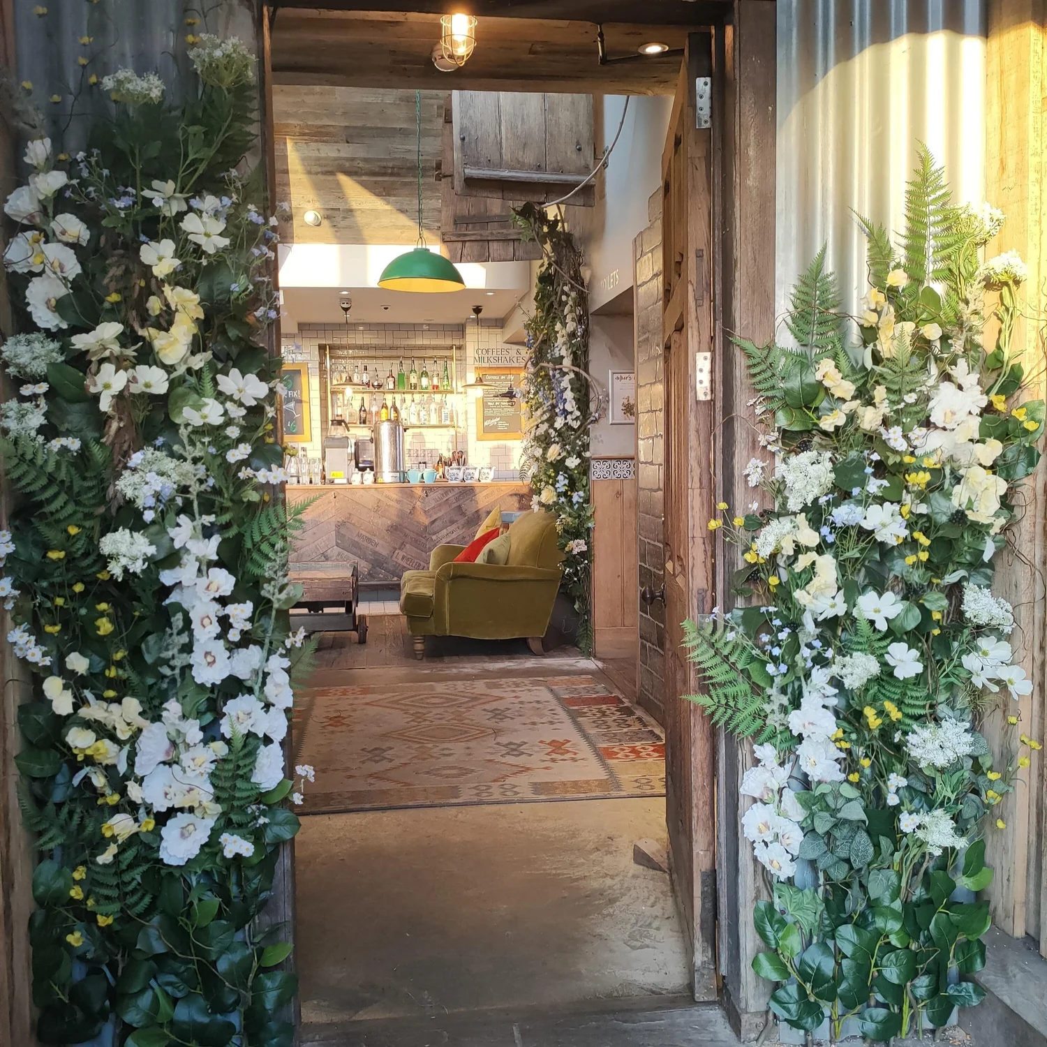Spring Display for The Potting Shed in Kent with artificial spring ...