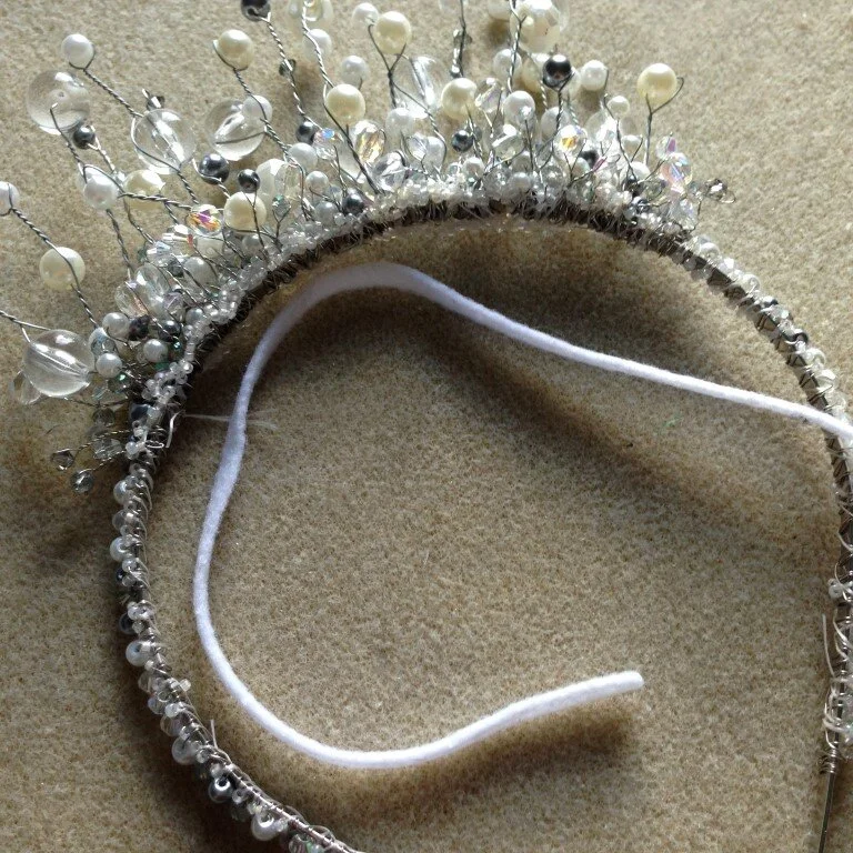 creating a winter faerie crown — the Curious Nixie