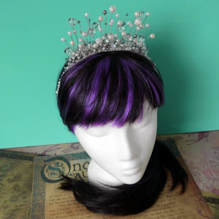 creating a winter faerie crown — the Curious Nixie