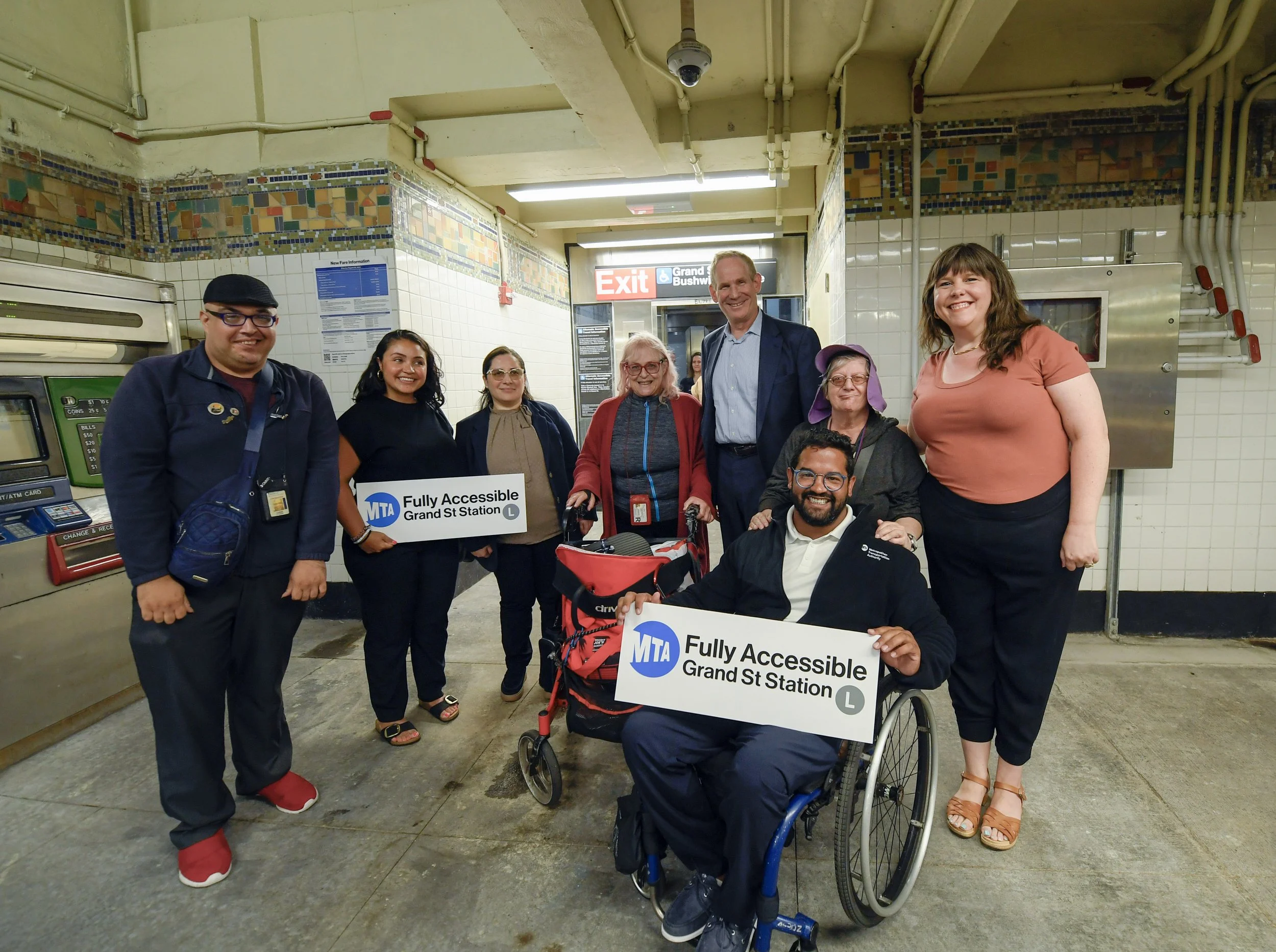 Grand Street (L) Station Now Fully Accessible With Completion of ...