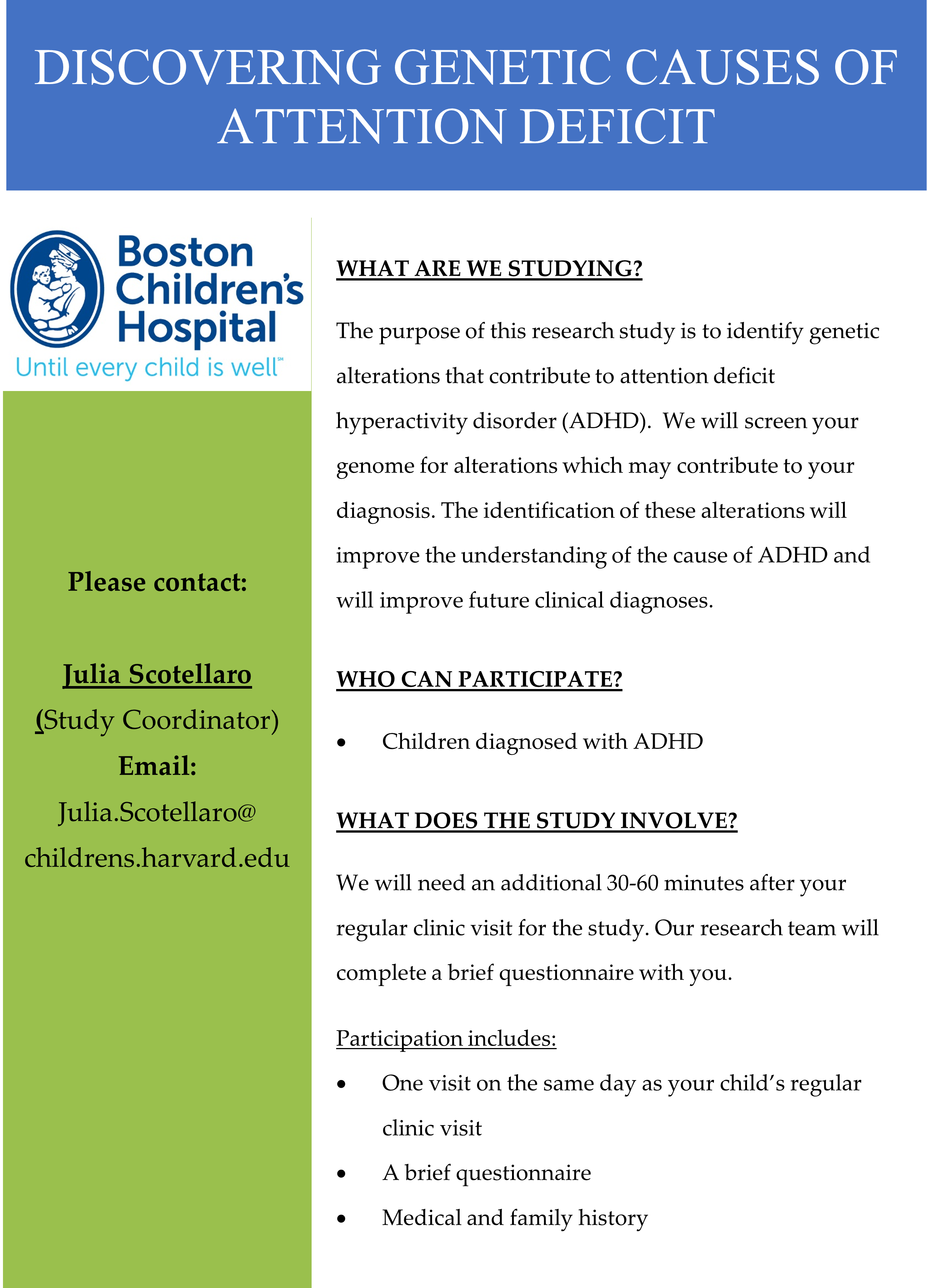 Join a Study — The Doan Lab