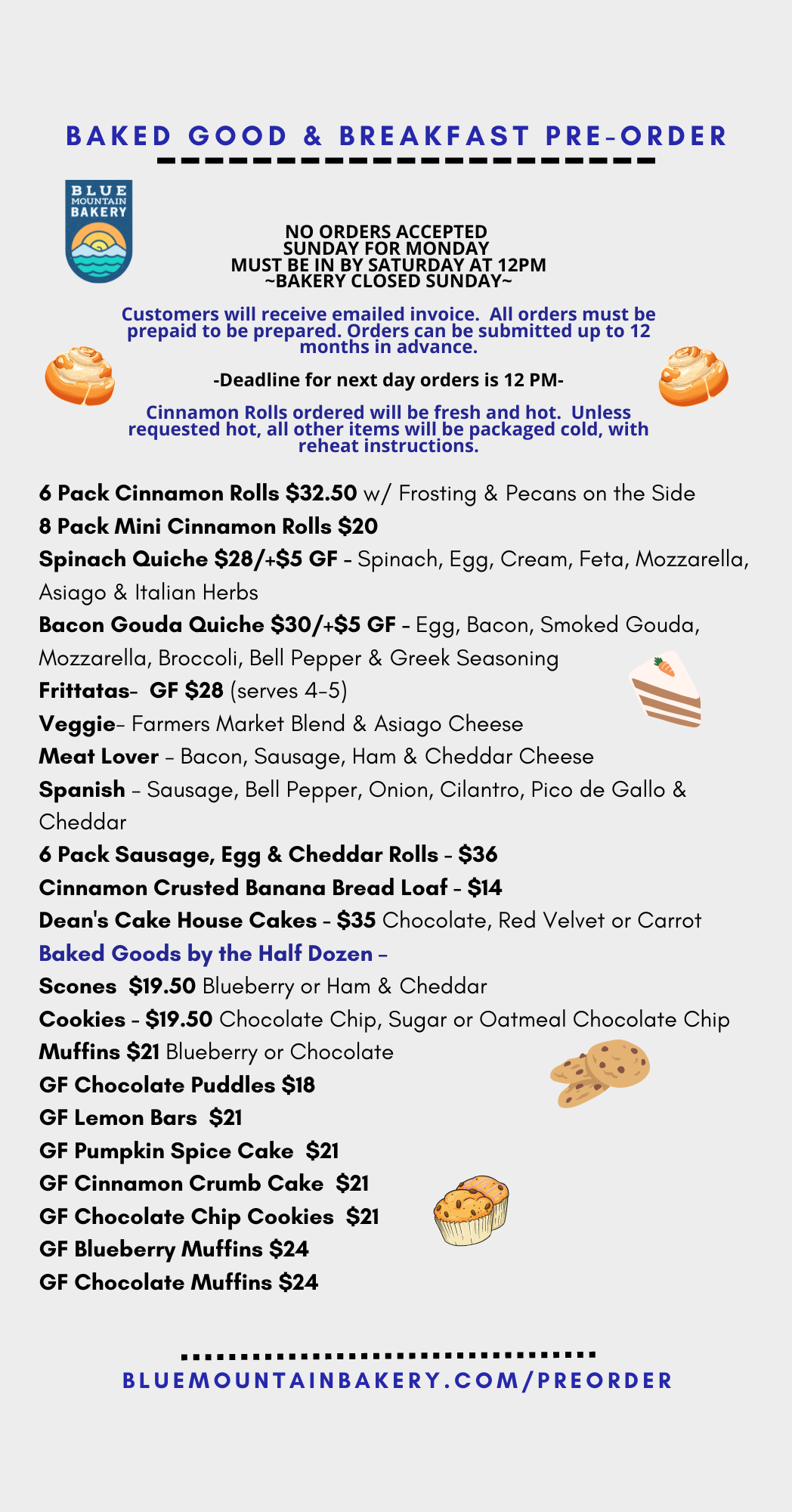 Preorder — Blue Mountain Bakery