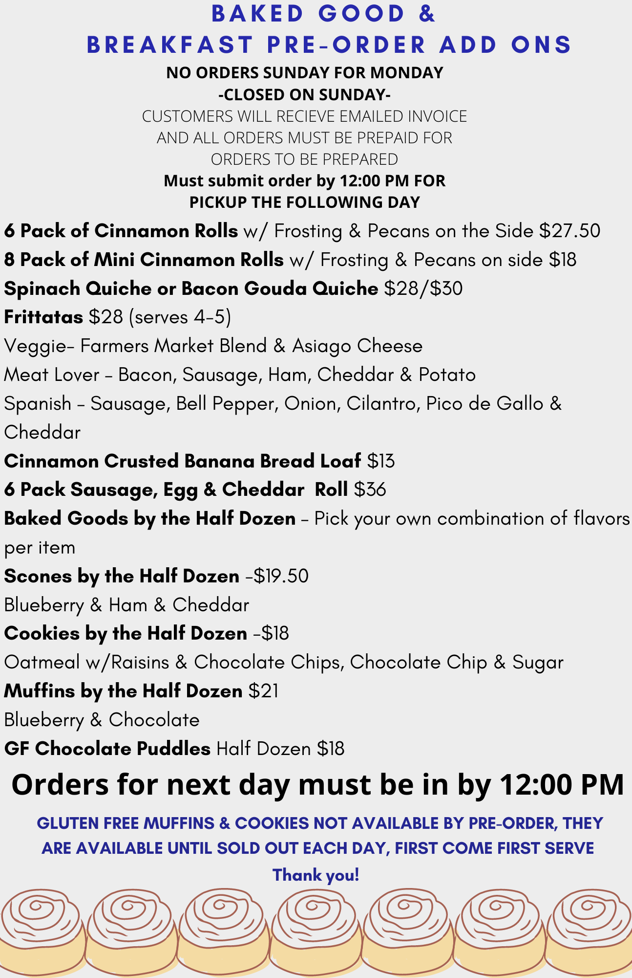 Eats & Sweets — Blue Mountain Bakery