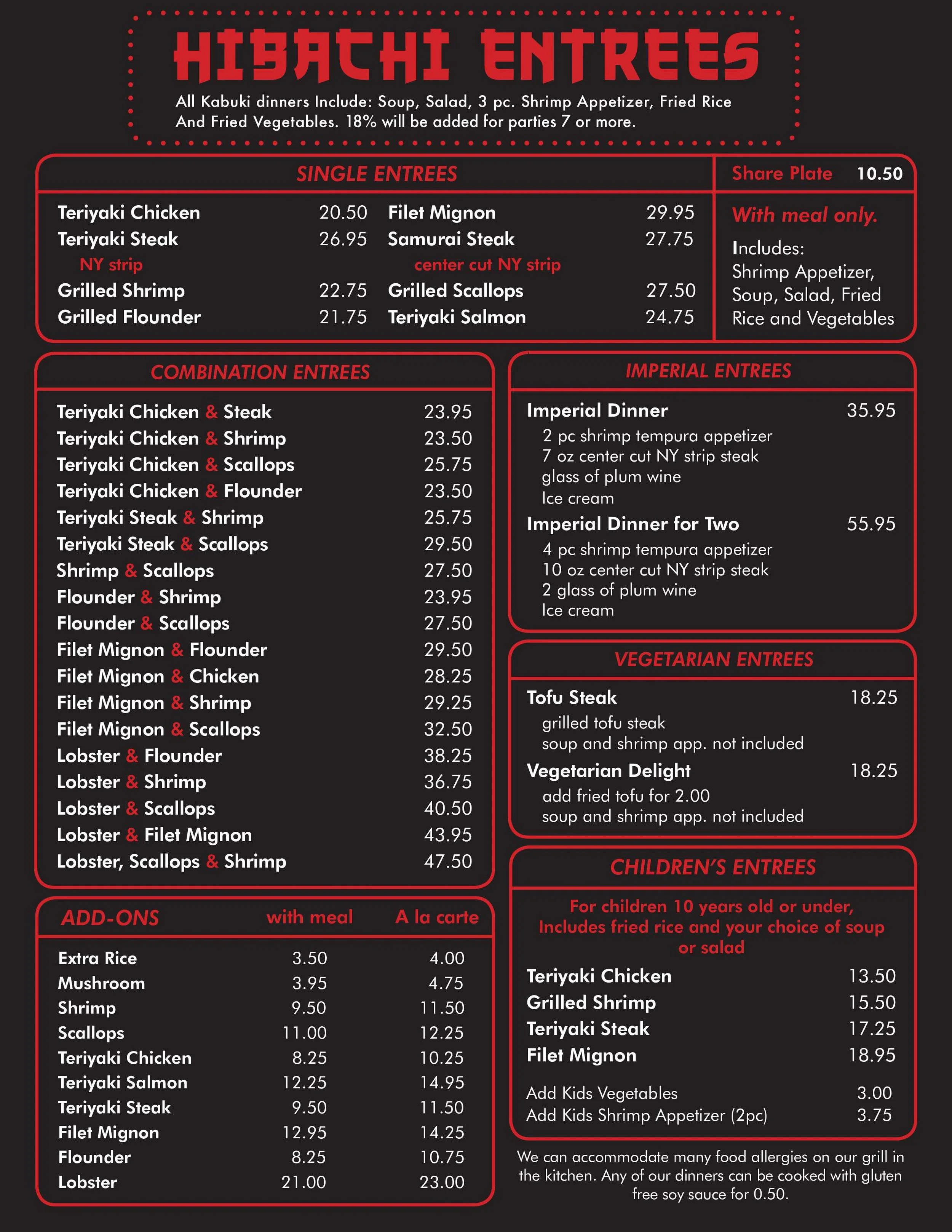 Roanoke Dining — Kabuki Japanese Steakhouse & Sushi Bar