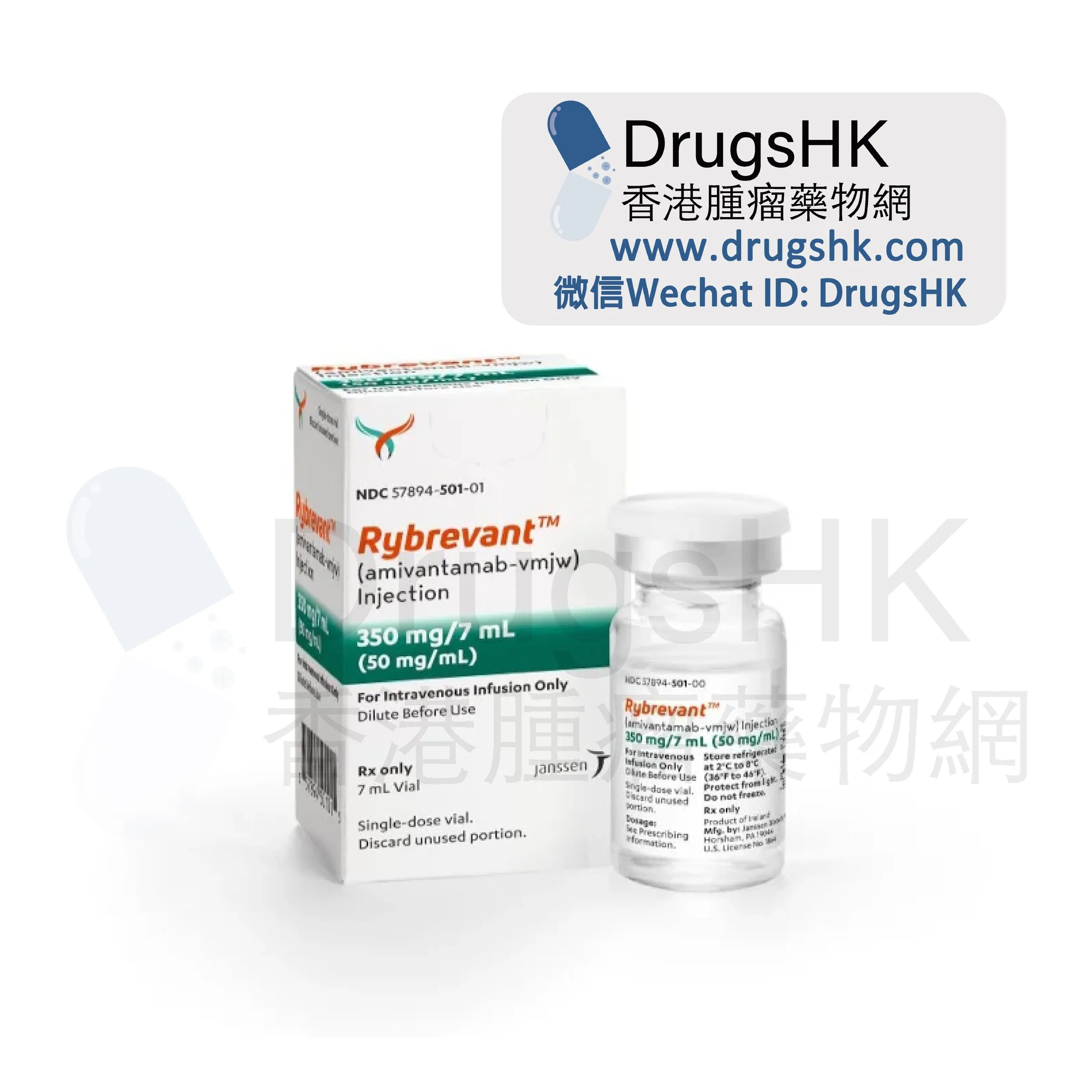 Amivantamab-vmjw / JNJ-6372 (Rybrevant) — DrugsHK