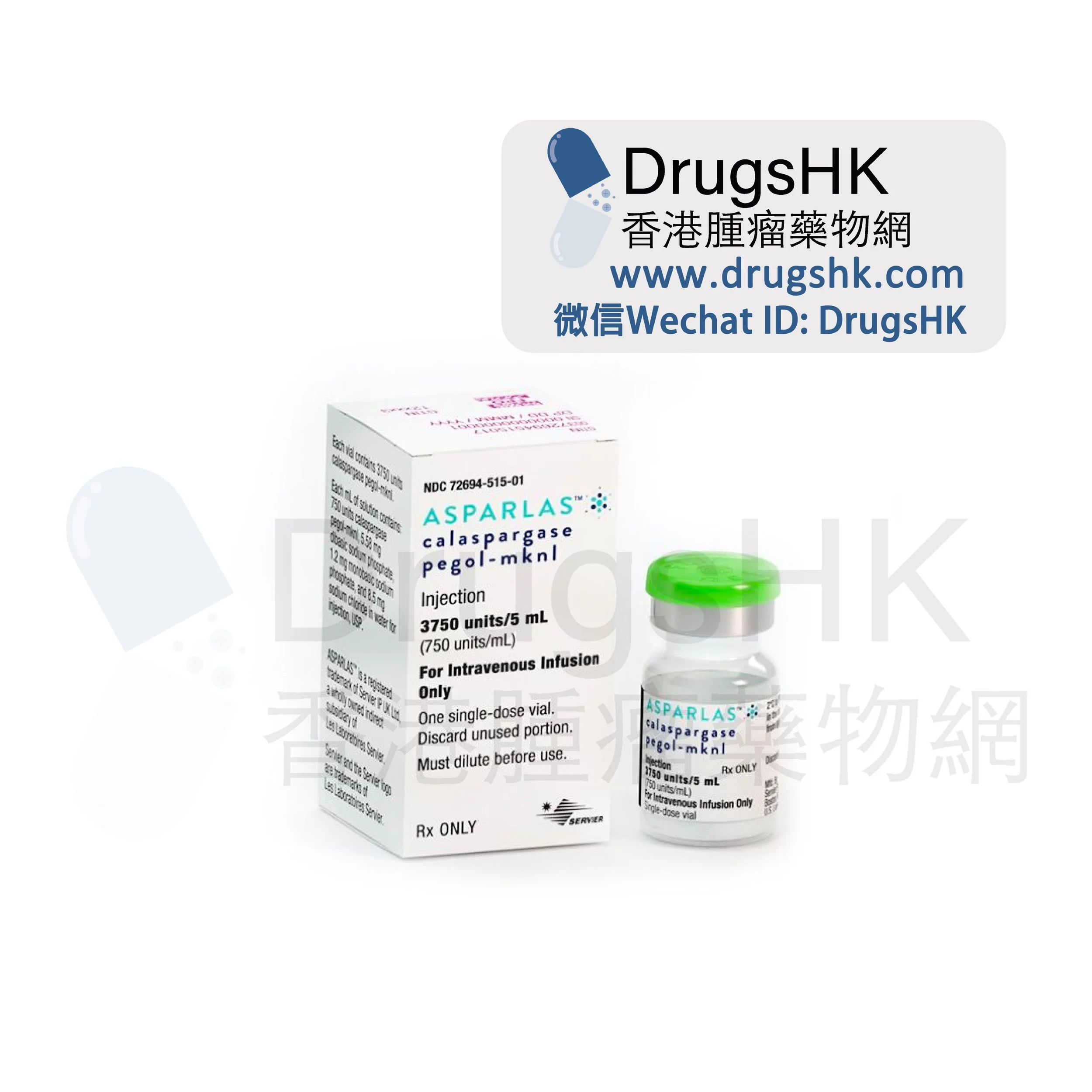 Calaspargase pegol-mknl (Asparlas) — DrugsHK