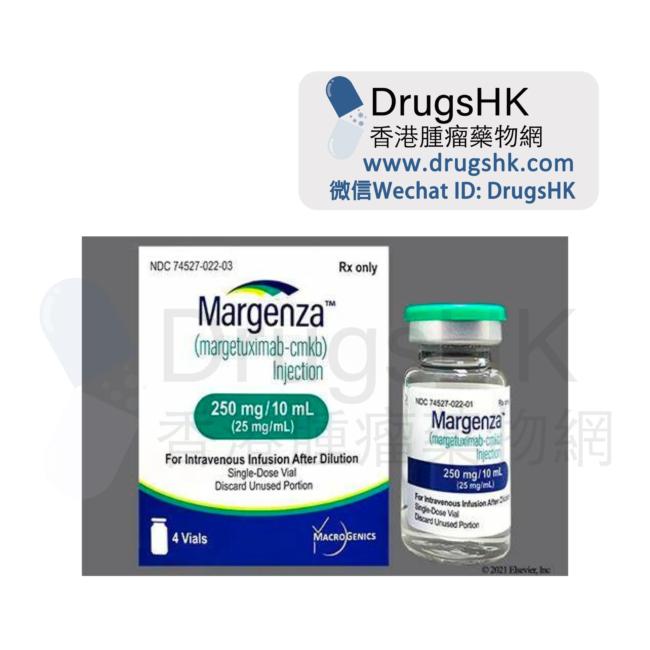 Margetuximab-cmkb (Margenza) — DrugsHK