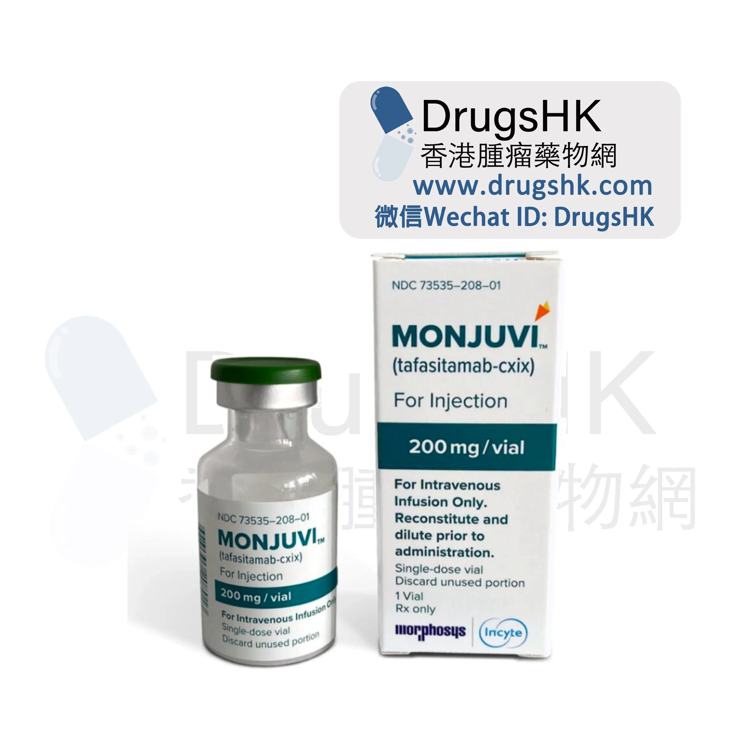 單克隆抗體 Tafasitamab-cxix (Monjuvi) — DrugsHK