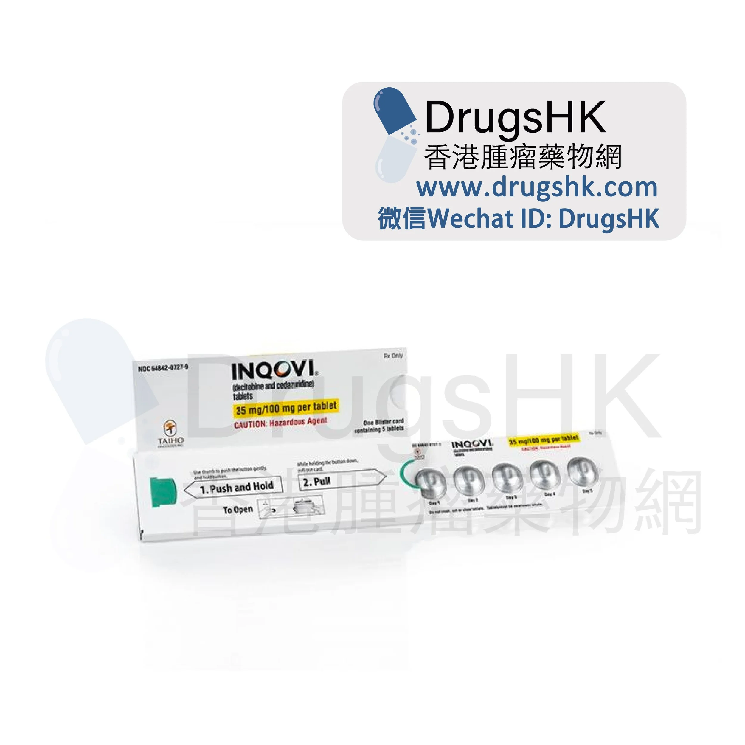 Decitabine and cedazuridine (Inqovi) — DrugsHK