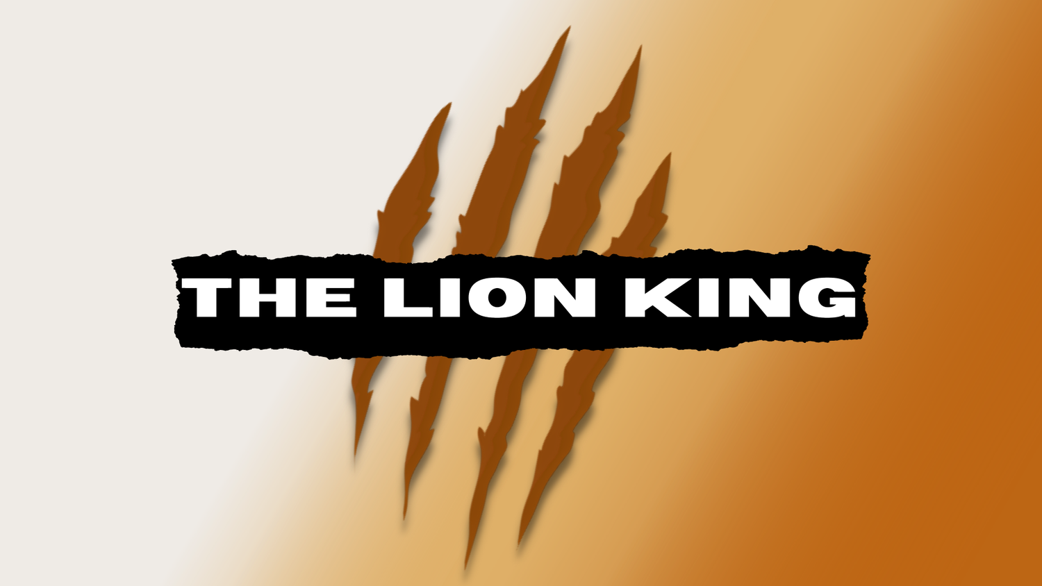 The Lion King Title Font