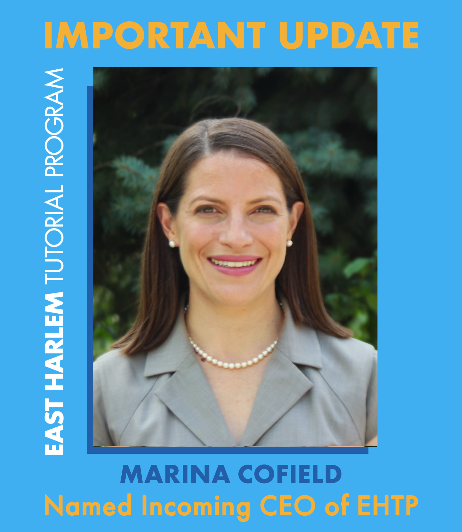 Marina Cofield Announced as new CEO of East Harlem Tutorial Program ...