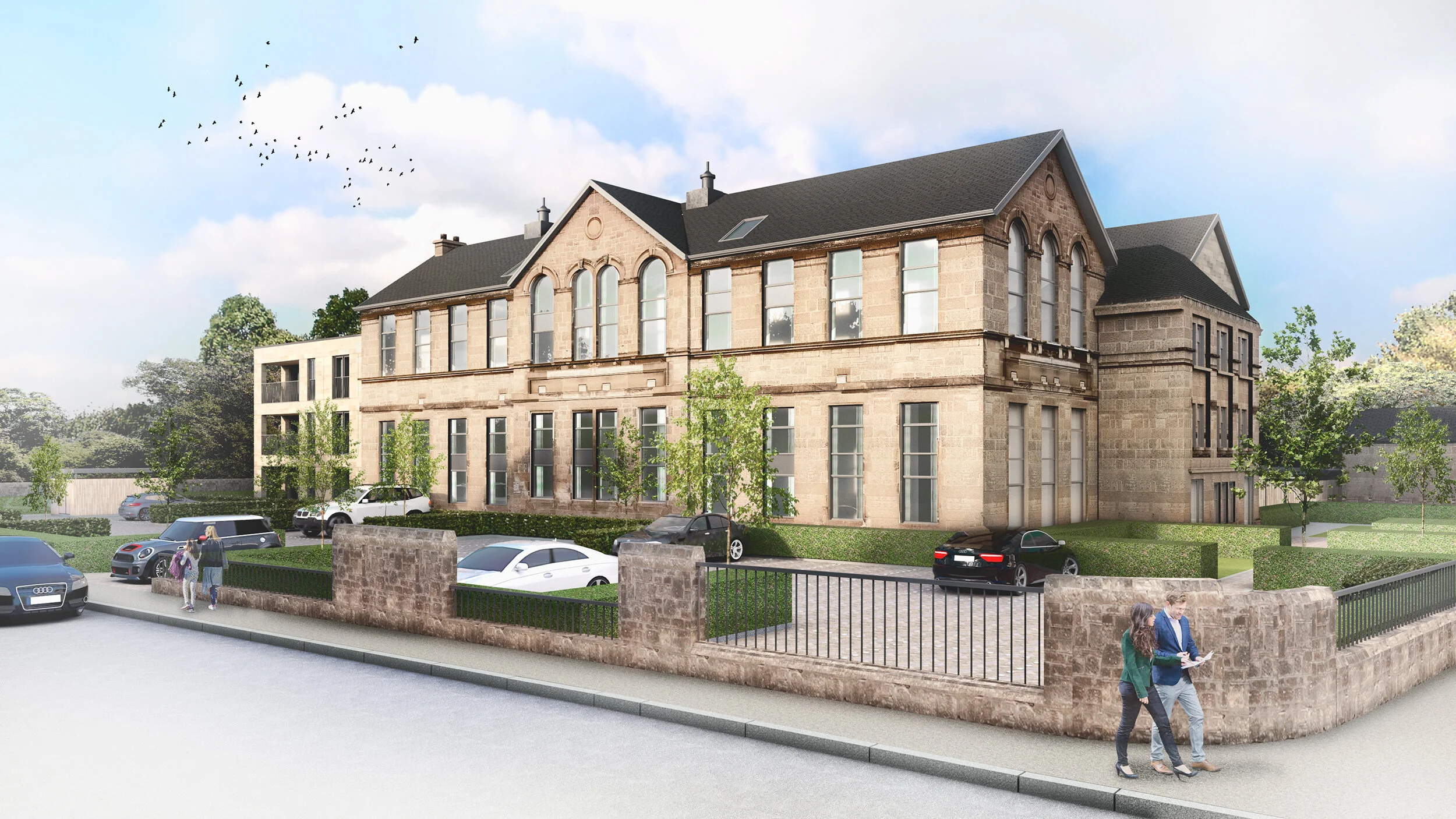 Lenzie School Restoration & Conversion — Holmes Miller | Architectural ...