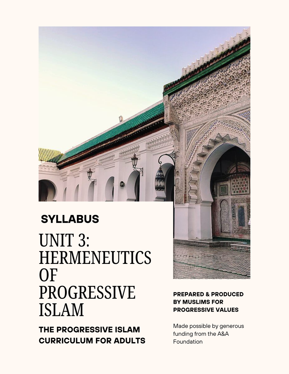 Explore Progressive Islam Curriculum 1 with MPV | MPV — Muslims for ...