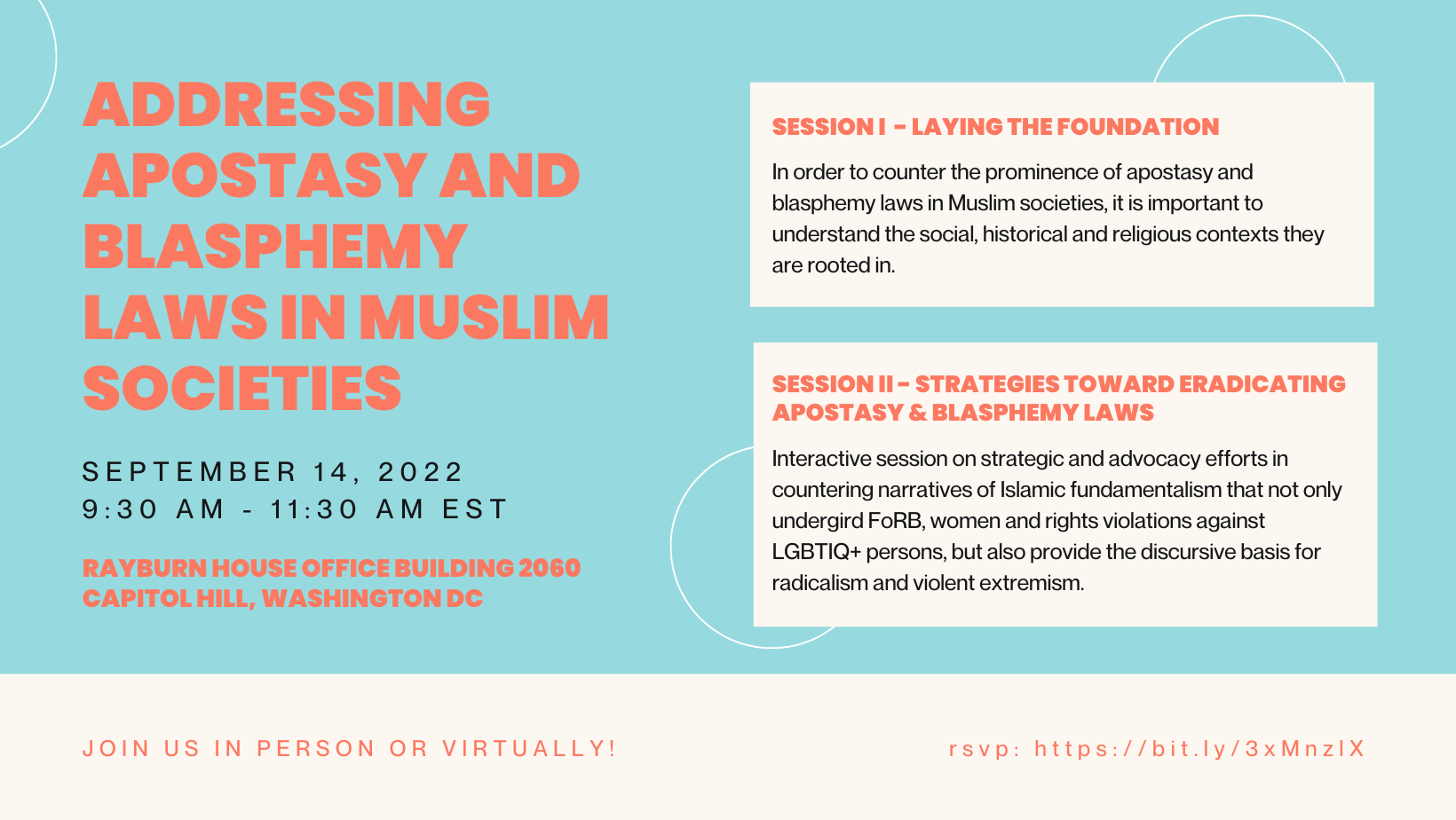 Addressing Apostasy and Blasphemy Laws in Muslim Societies Worksho ...