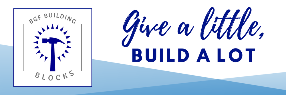 Building Blocks B postcard landing page