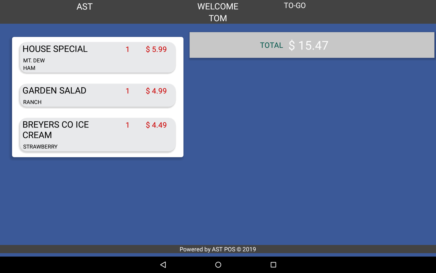 Hardware — AST POS