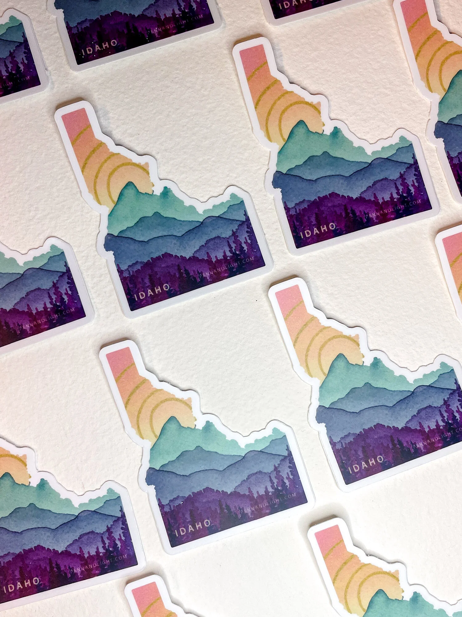 Washington Sticker - Mount Rainier Art - Vinyl Die Cut Sticker — Shelby ...