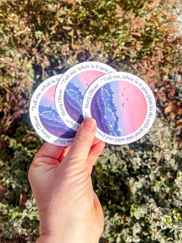 Washington Sticker - Mount Rainier Art - Vinyl Die Cut Sticker — Shelby ...