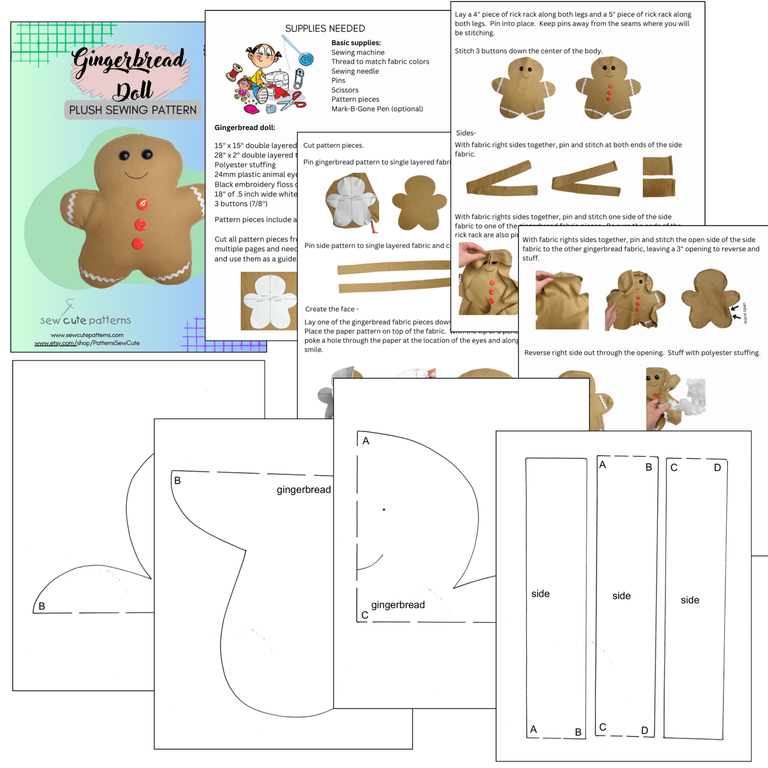 Snowman Pattern — Sew Cute Patterns