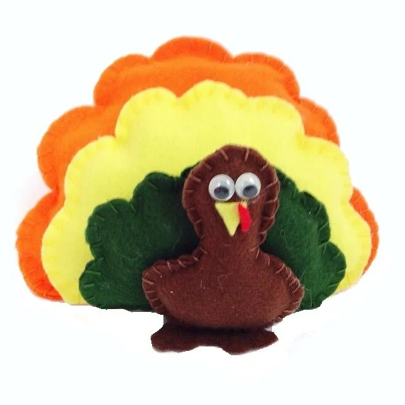 Gobble, Gobble! Time to Hand-Sew a Turkey Centerpiece 🦃 — Sew Cute Patterns