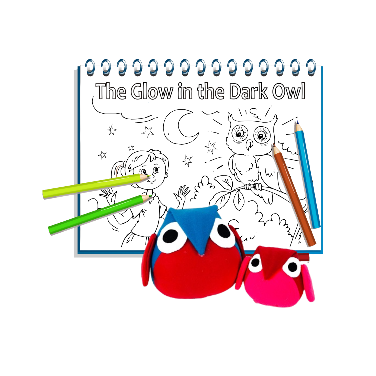 Plush Cat Pattern Bedtime Story Coloring Book Story Pattern Set — Sew ...