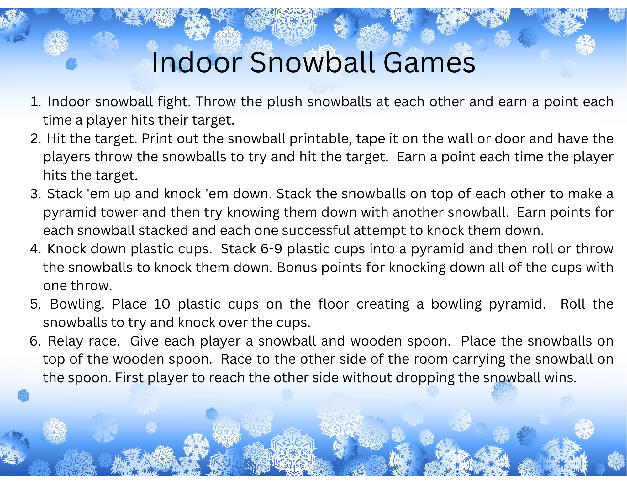 Indoor Snowballs — Sew Cute Patterns