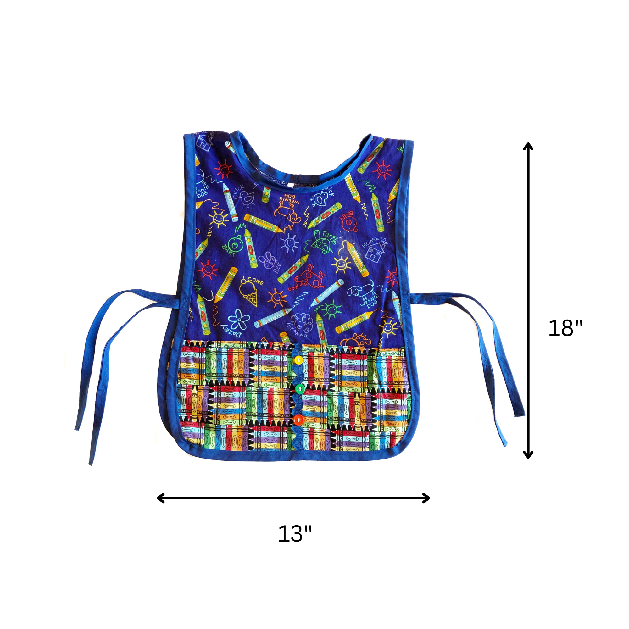 Adult Art Smock Sewing Pattern PDF | Reusable Craft Painting Apron ...
