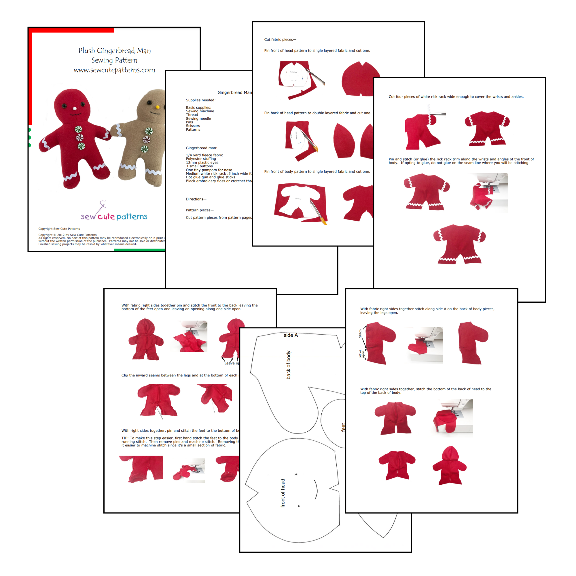 Snowman and Snowballs Pattern — Sew Cute Patterns
