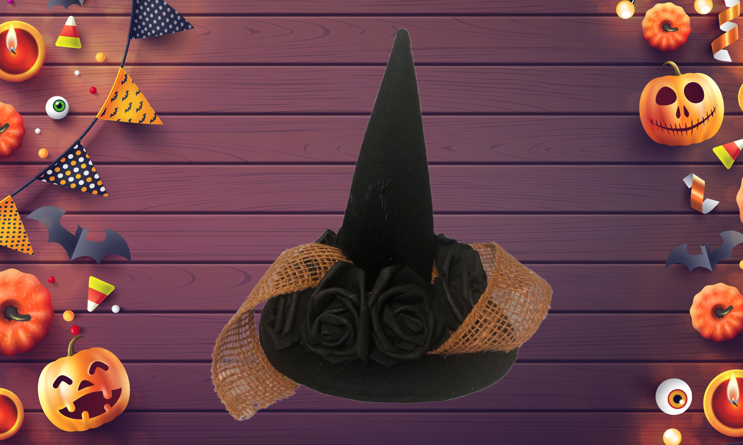 Crafting Magic: DIY Mini Witch Hat Halloween Decoration — Sew Cute Patterns