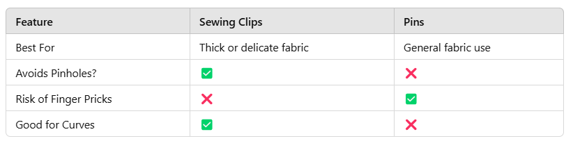 Guide to Sewing Clips – When & How to Use Clips Instead of Pins — Sew ...