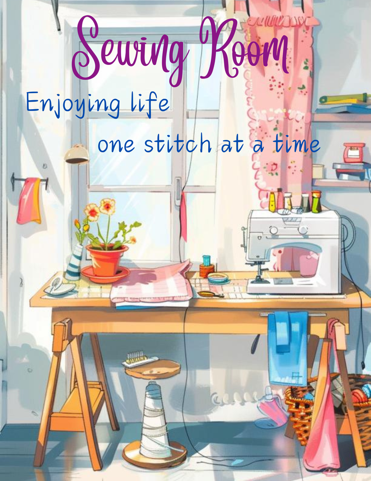 Free Sewing Print: Enjoying Life One Stitch at a Time — Sew Cute Patterns
