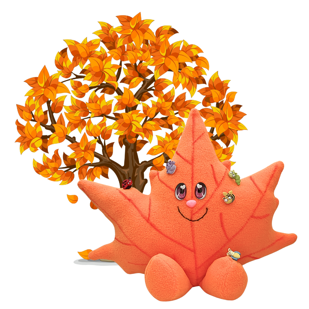 Plush Leaf Sewing Pattern – Sew Your Own Un-be-leaf-able Softie — Sew ...