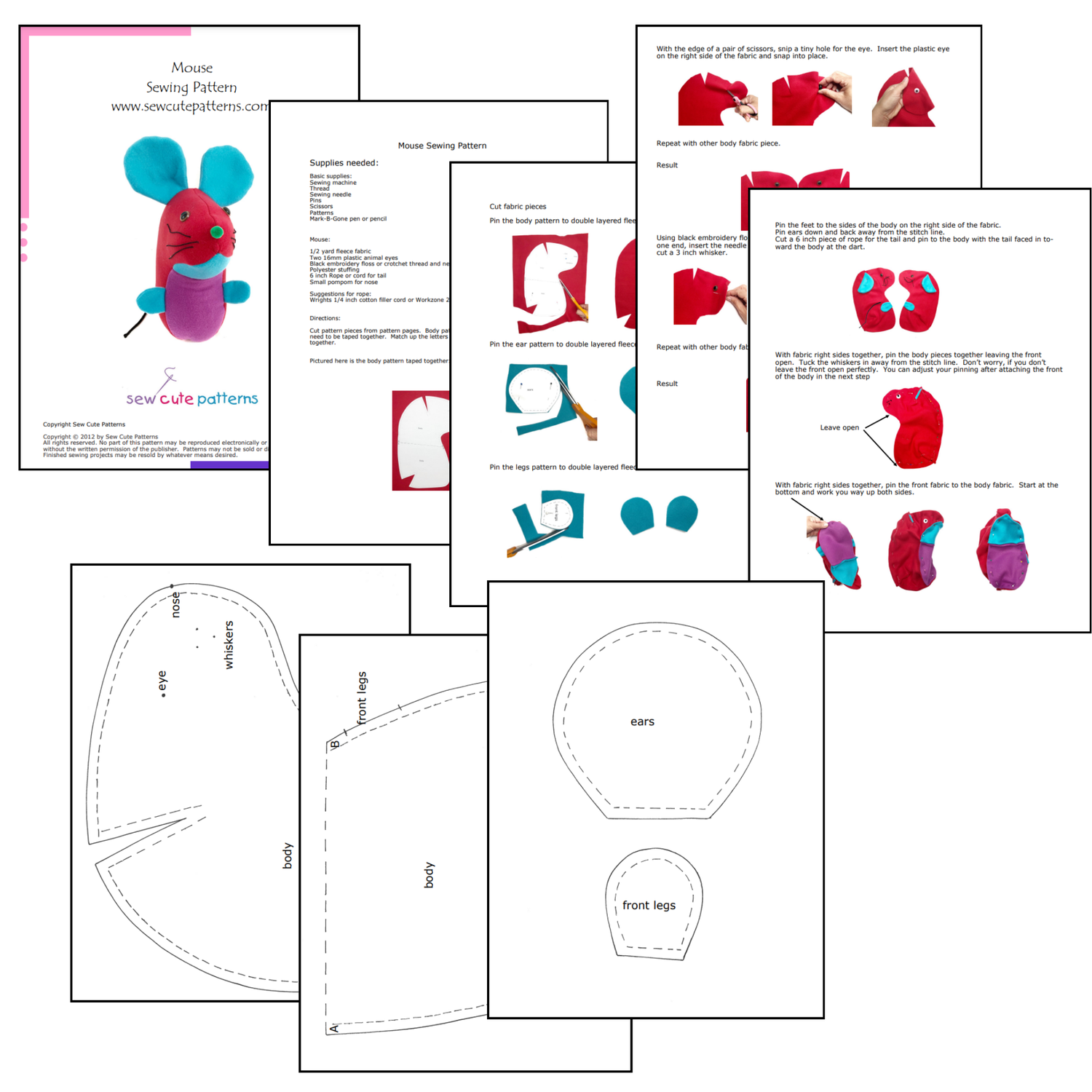 Round Penguin Sewing Pattern — Sew Cute Patterns