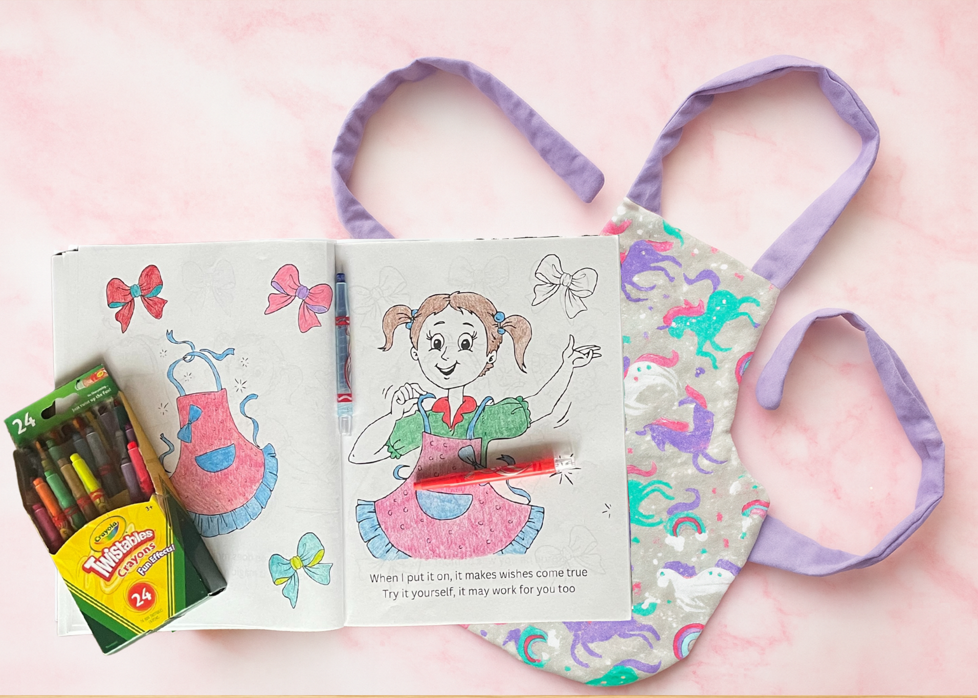 The Magical Apron Christmas Gift Set (Handmade Apron + Storybook Idea ...