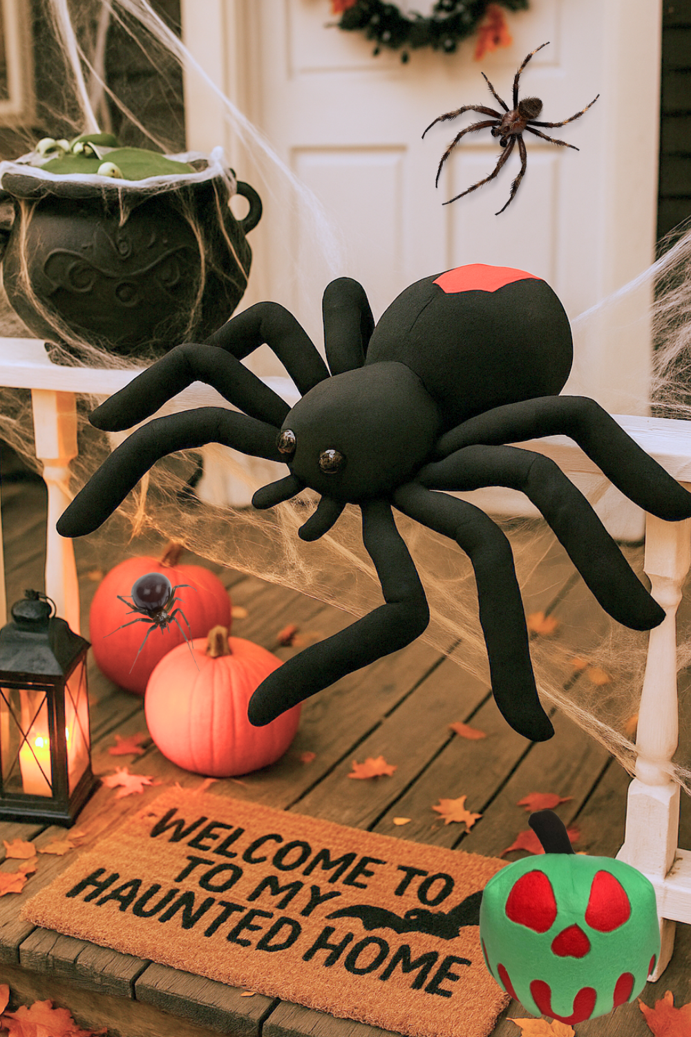 DIY Halloween Spider Plush – Sew a Redback Spider (Cute & Creepy ...