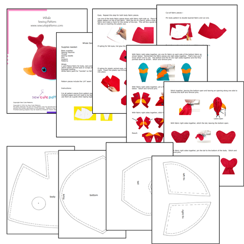 Snake Plush Sewing Pattern – Long Stuffed Toy PDF for Kids — Sew Cute ...