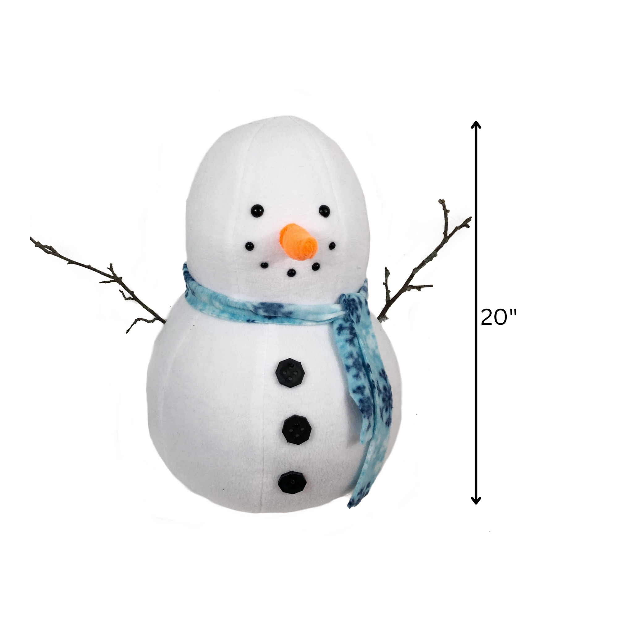 Plush Snowman Sewing Pattern — Sew Cute Patterns