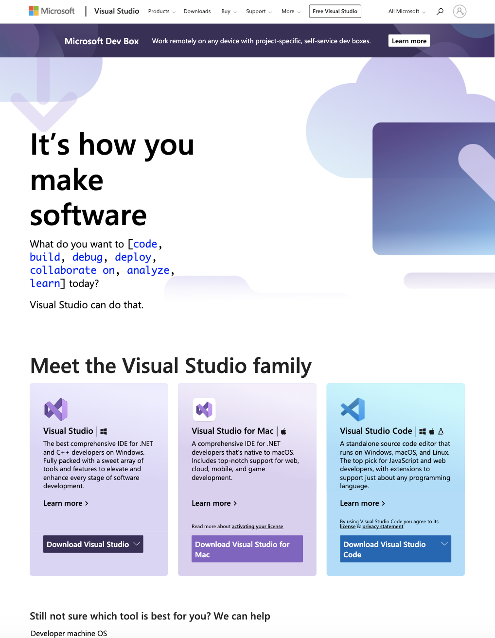 Microsoft Visual Studio — SS Visuals
