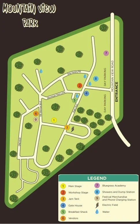 Festival Map | Explore, Plan, Attend — Wind Gap Bluegrass Festival