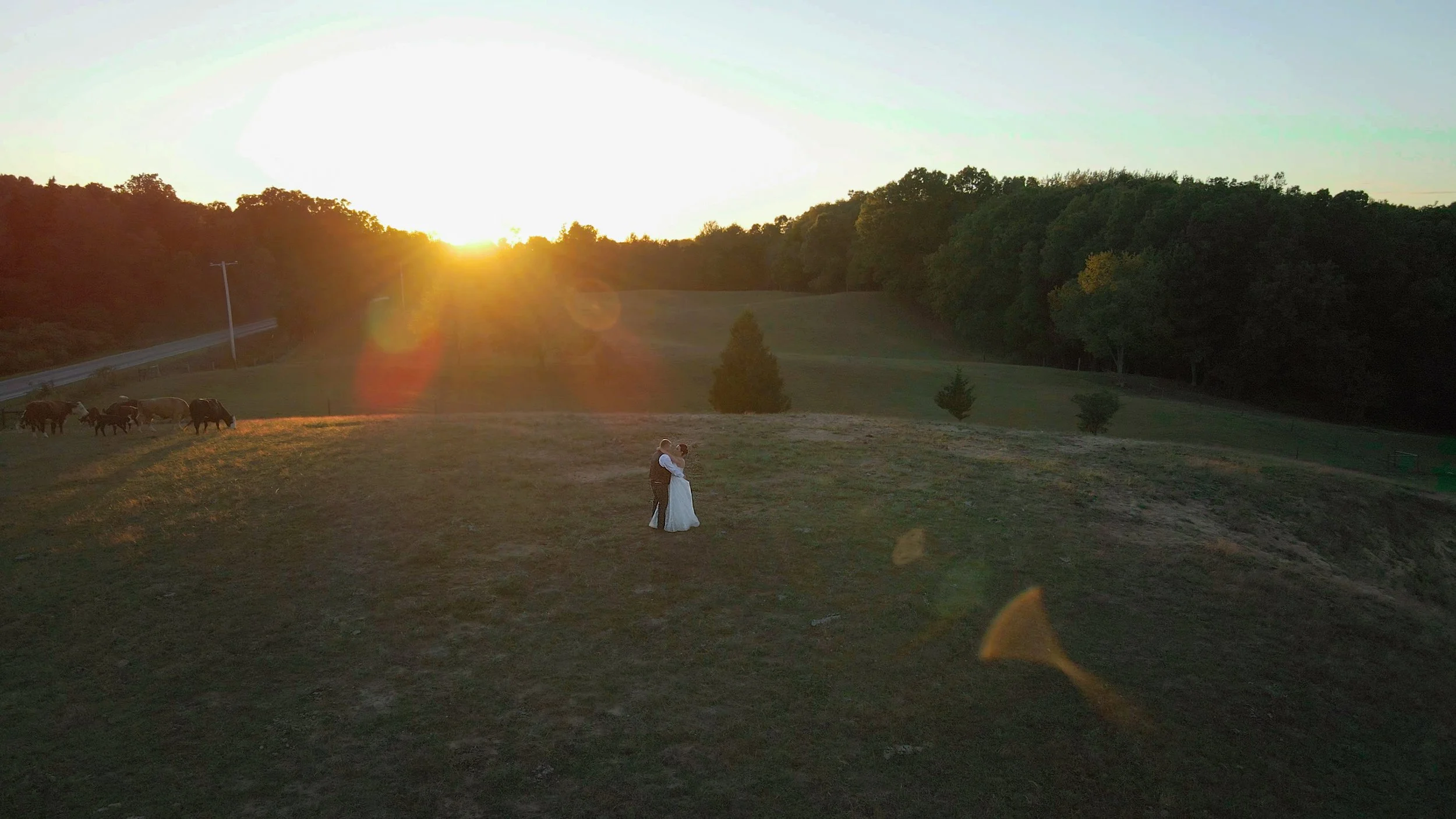 Beautiful Backyard Wedding on Family Farm in Delton, MI | Wedding ...