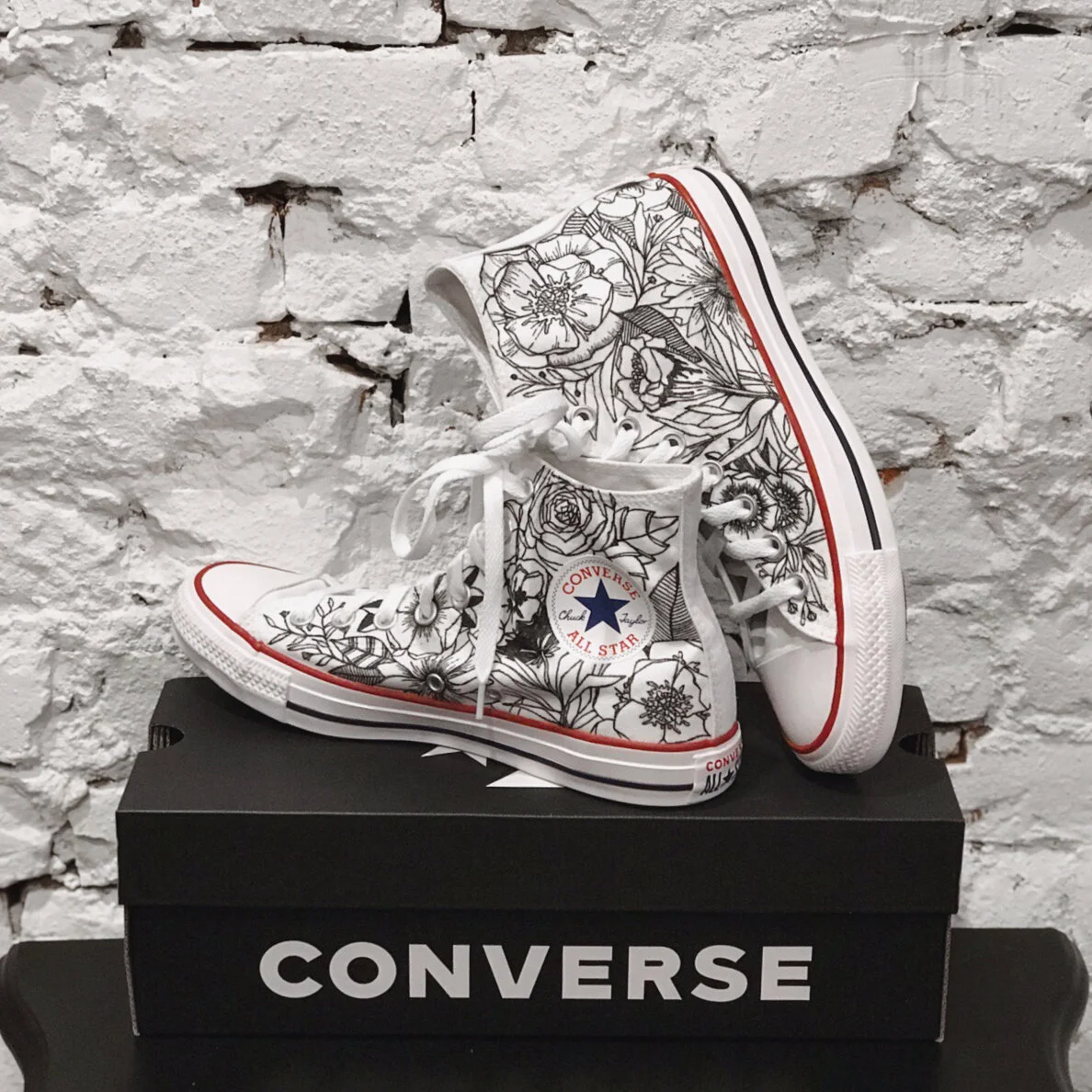 Hand Illustrated Converse All Stars *Made-to-Order/Custom* — Amour ...