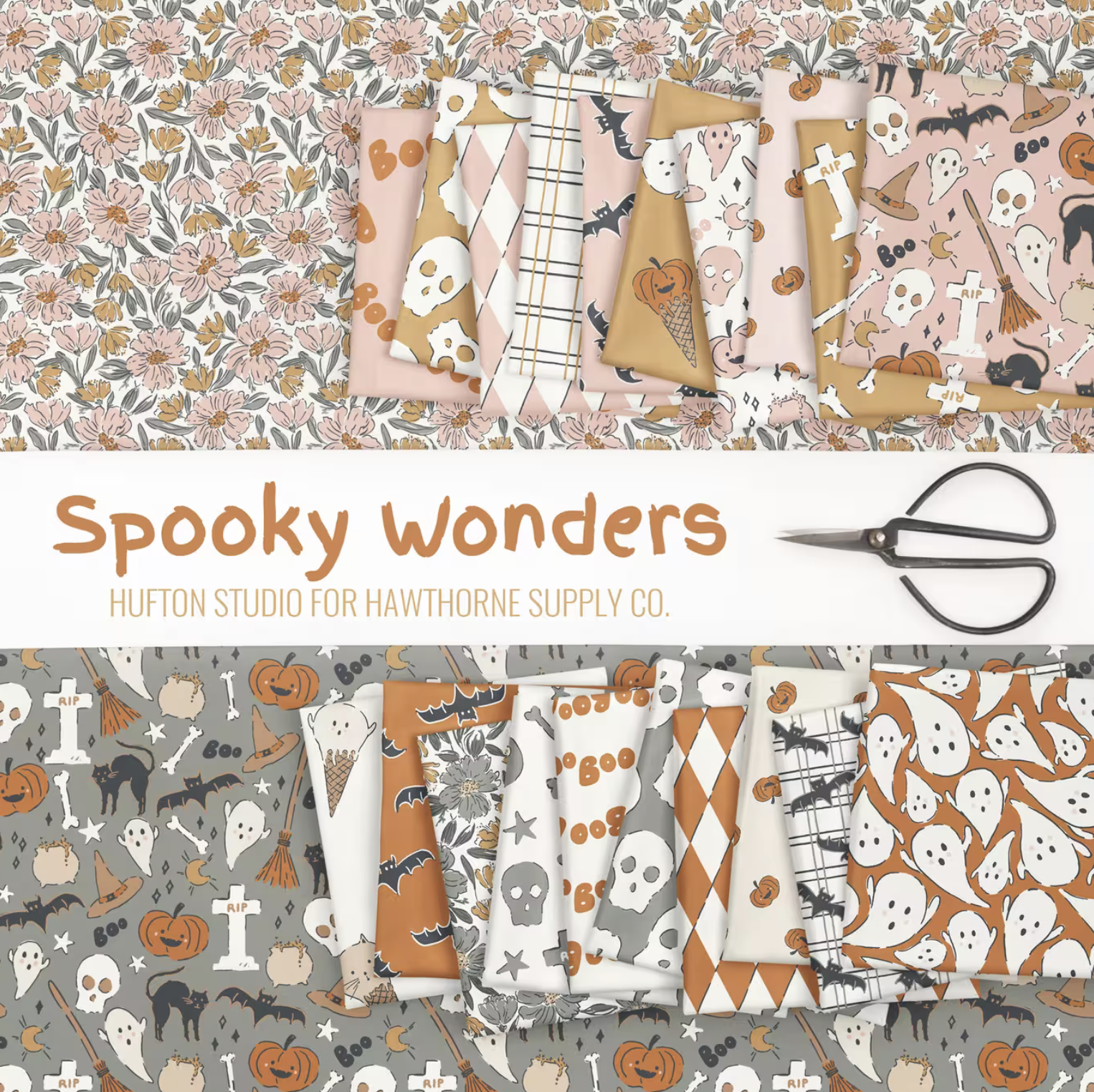 Spooky Wonders Halloween Pattern Collection - Step into a whimsical ...