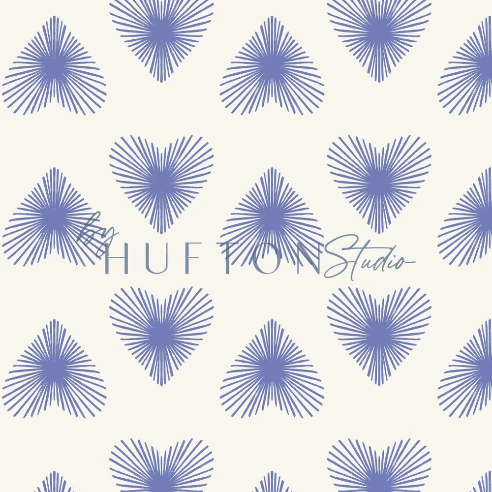 Love Is In The Air - Spring Valentine Pattern collection - Textile & Surface Pattern Design ...