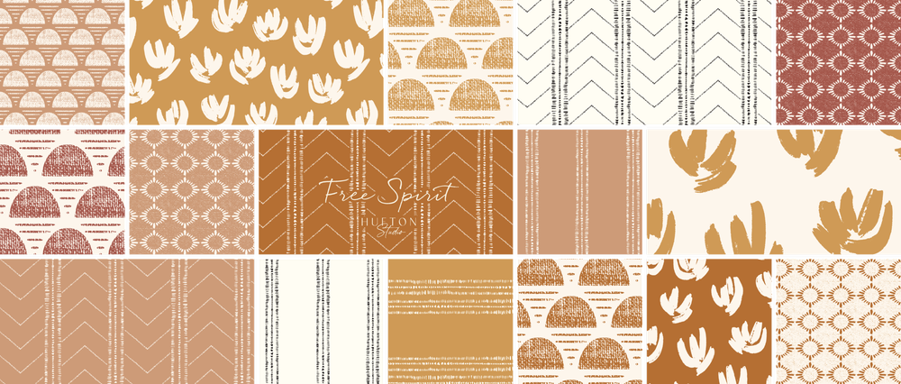 Free Spirit - Textile & Surface Pattern Design Collection — HUFTON STUDIO