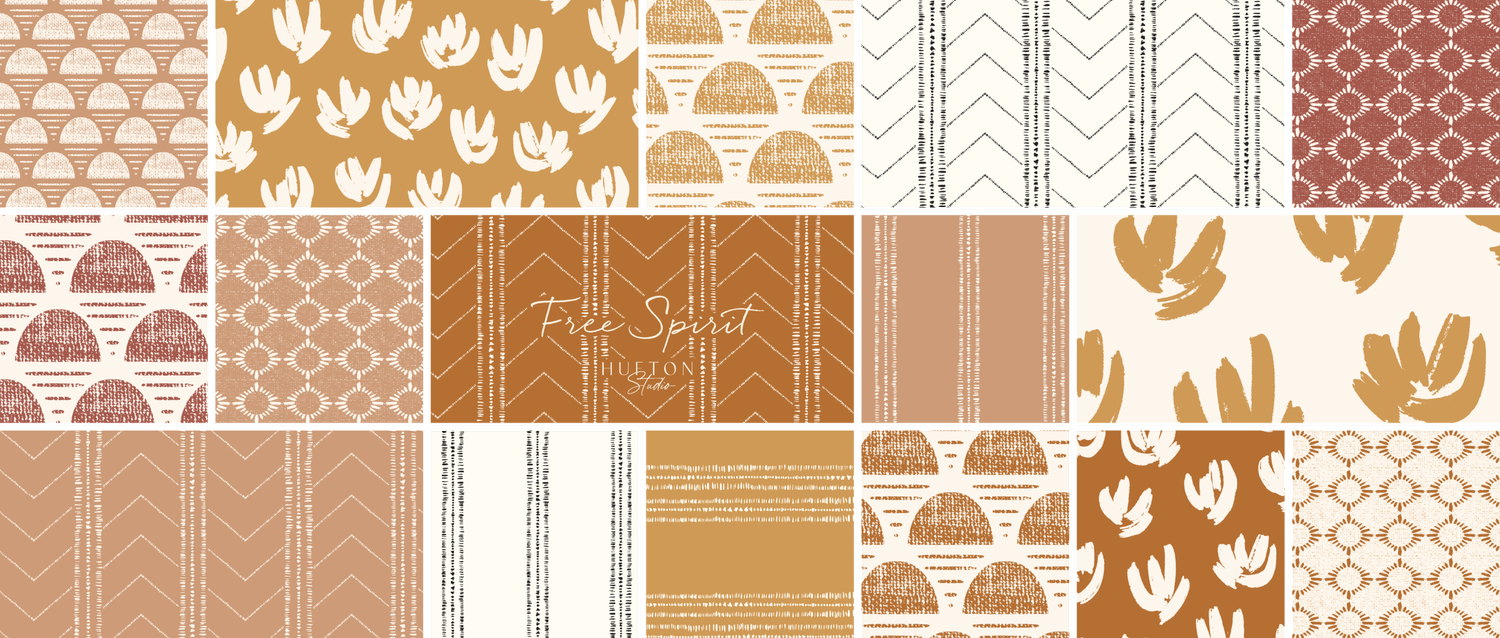 Free Spirit - Textile & Surface Pattern Design Collection — HUFTON STUDIO