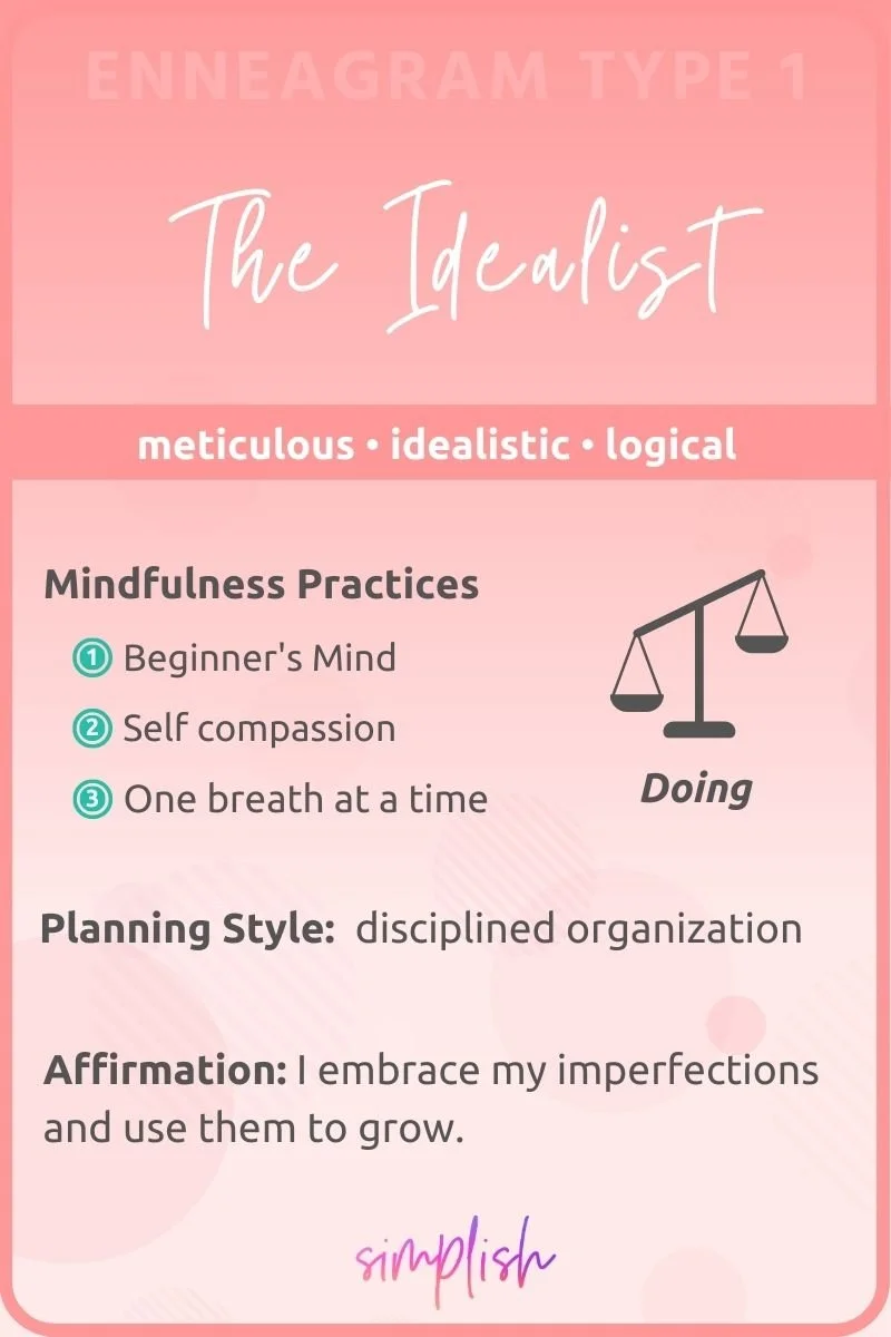 Enneagram Type 1: The Idealist