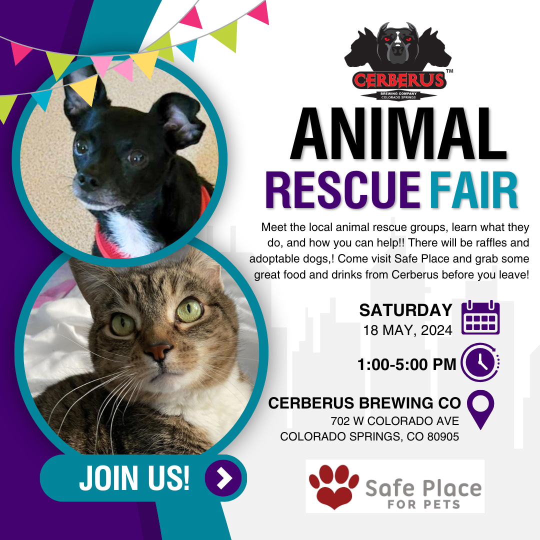 Upcoming Events — Safe Place for Pets